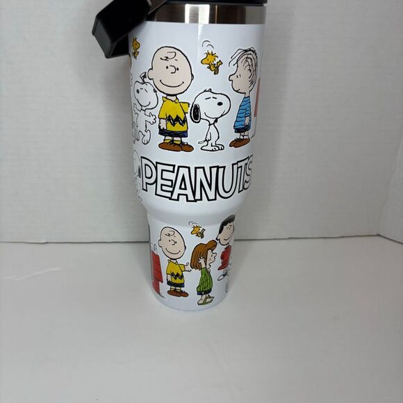Bioworld | Dining | Peanuts Snoopy Allover Character Print White 4 Oz ...